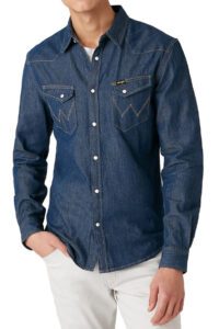 Джинсовые рубашки Levis, Wrangler, Mustang | PlanetJeans.ru