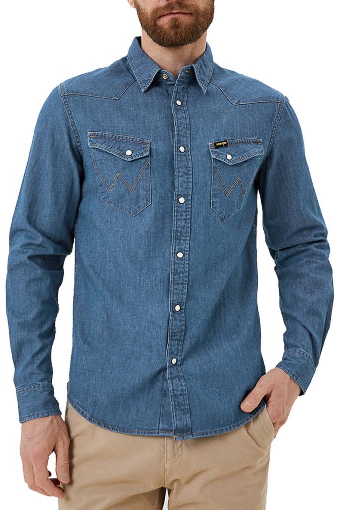 Мужские рубашки Wrangler. | PlanetJeans.ru